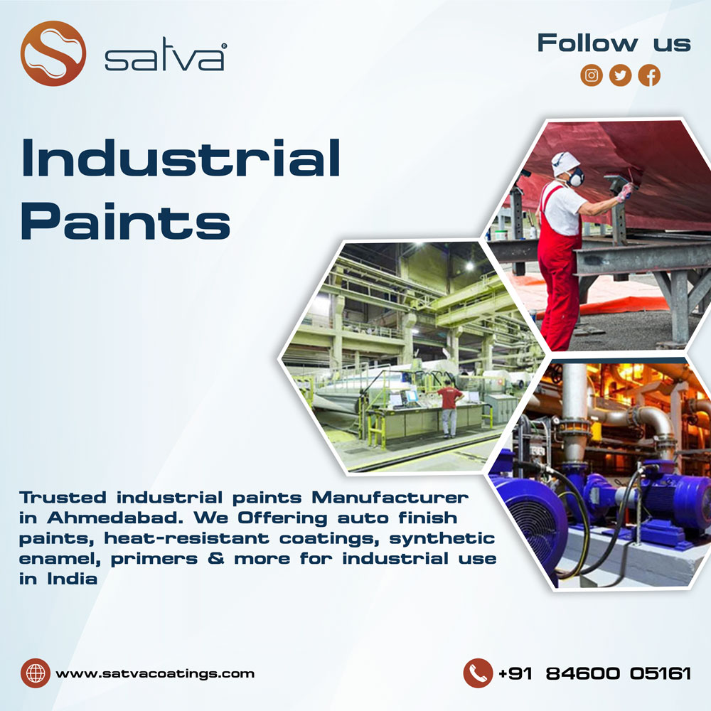Top Industrial Paints Manufacturer, Exporter in Ahmedabad India